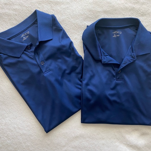 bcg | Shirts & Tops | Bcg Navy Blue Polo Bundle 2 Shirts | Poshmark
